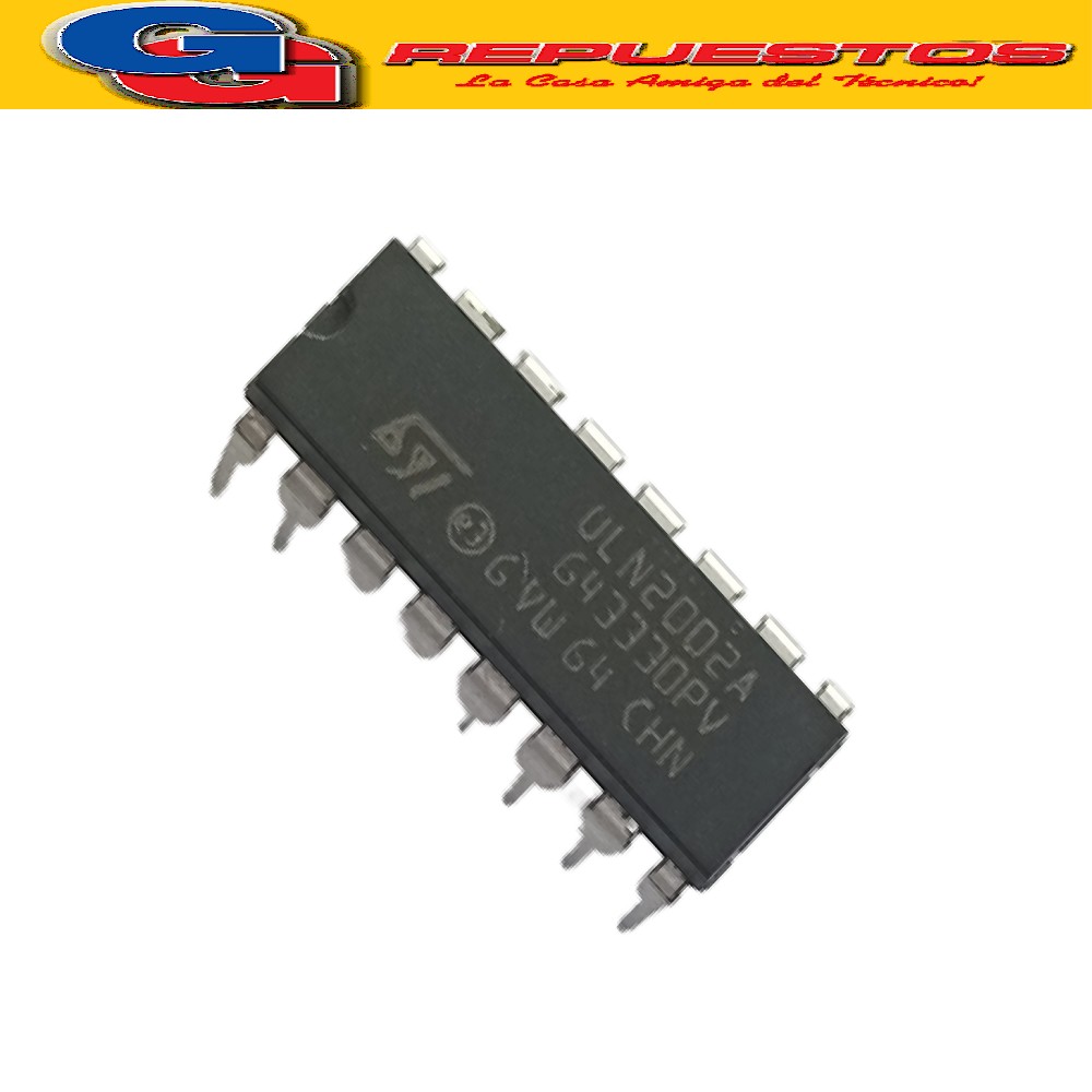 ULN2002 / 2002A DIP-16 CIRCUITO INTEGRADO DARLINGTON DE ALTO VOLTAGE Y ...